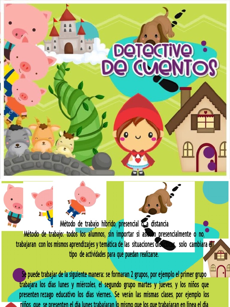 Plan 2do 3ro Detectives de Cuentos | PDF | Color | Comunicación