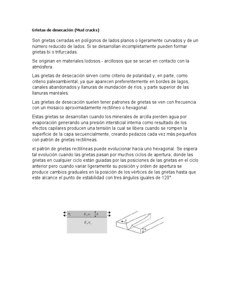 Grietas de desecación en geología | PDF