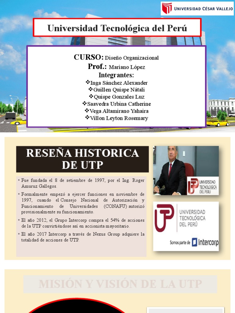 Historia y Misión de la UTP | PDF