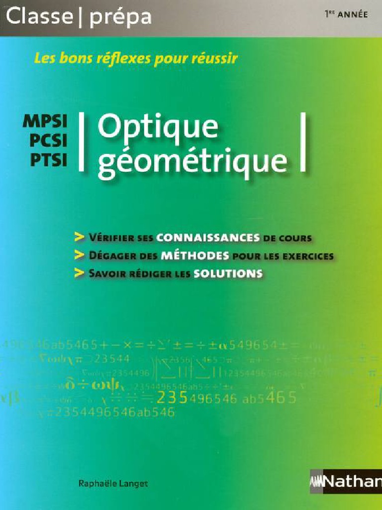Optique Geometrique - MPSI | PDF