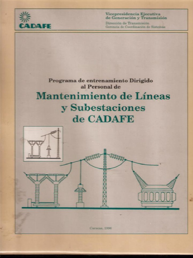 Mantenimiento de Líneas y Subestaciones de Cadafe | PDF