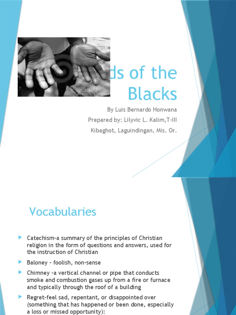 The Hands of The Blacks | PDF