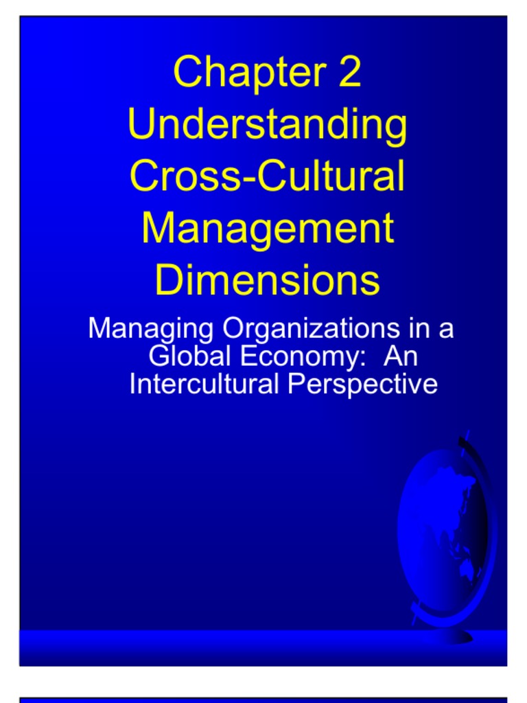 Understanding Cross-Cultural Management | PDF | Cross Cultural | Value ...