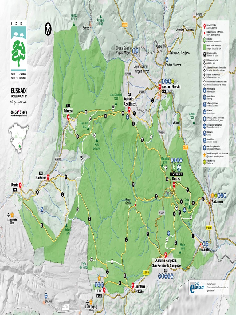 Rutas Por El Parque Natural Izki | PDF