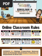 Grade 9 English - Making Connections | PDF | Quarantine