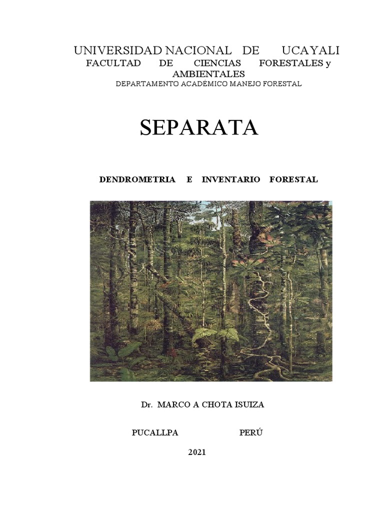 Separata Dendrom e Inv Forest | PDF | Funciones trigonométricas | Longitud