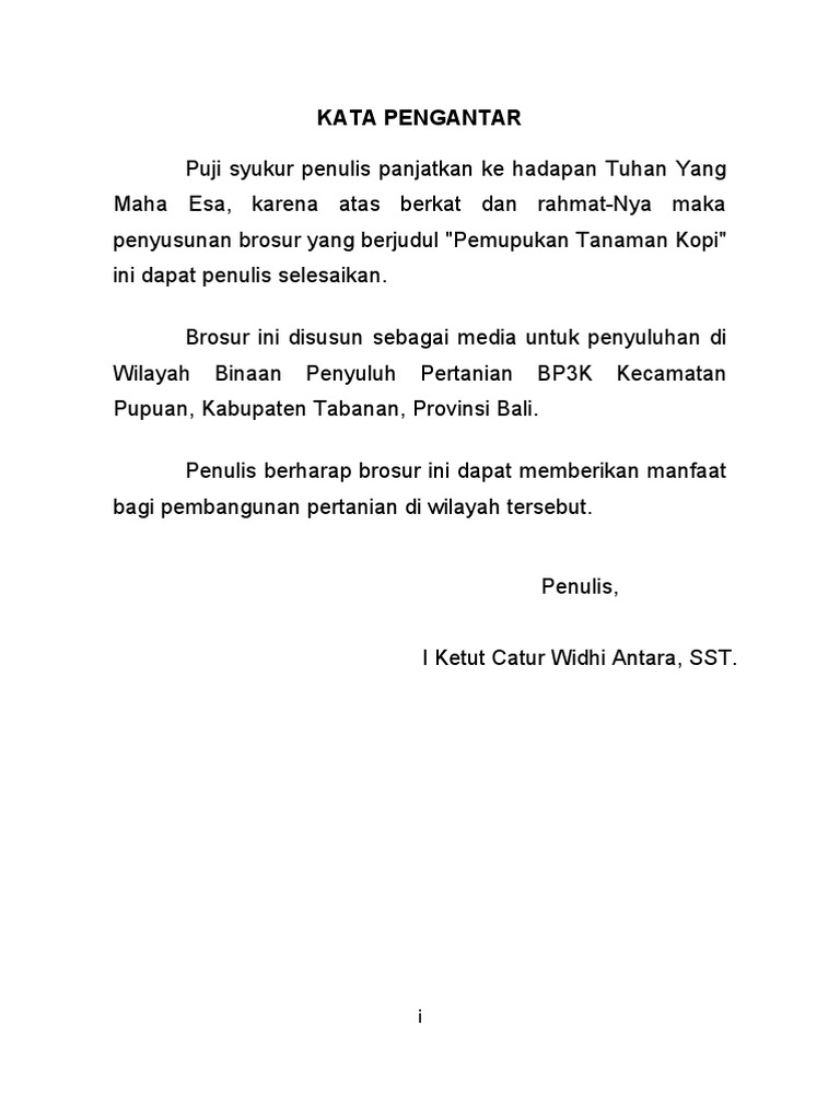 Brosur Pemupukan Tanaman Kopi | PDF Brosur Pemupukan Tanaman Kopi | PDF