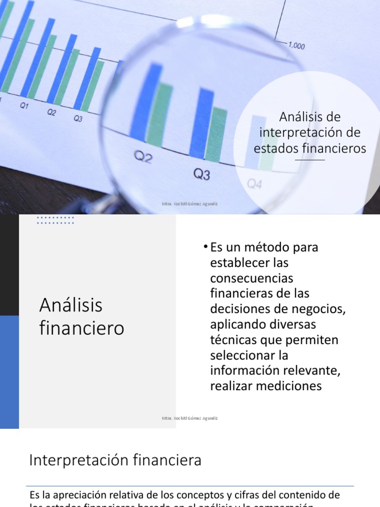 Análisis de Interpretación de Estados Financieros | PDF | Estado financiero | Contabilidad