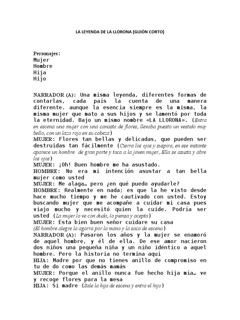 La Leyenda de La Llorona | PDF