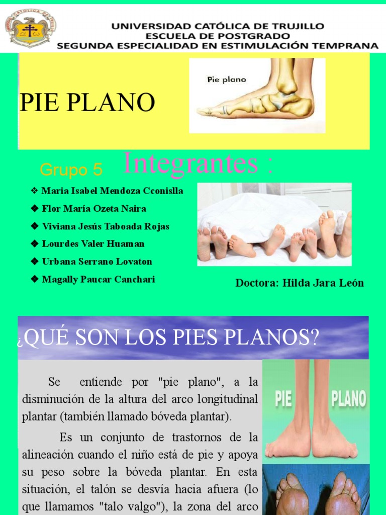 Pie Plano | PDF | Pie | Tobillo