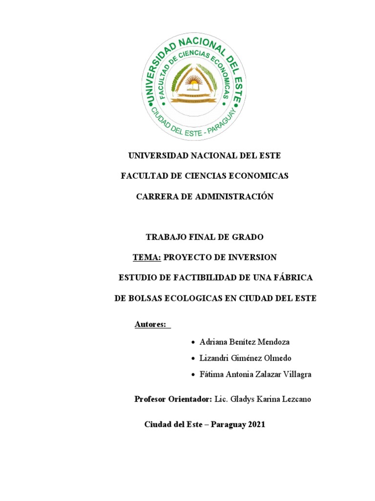 Tarea TFG Capitulo I - Ii | PDF | Análisis FODA | Economias