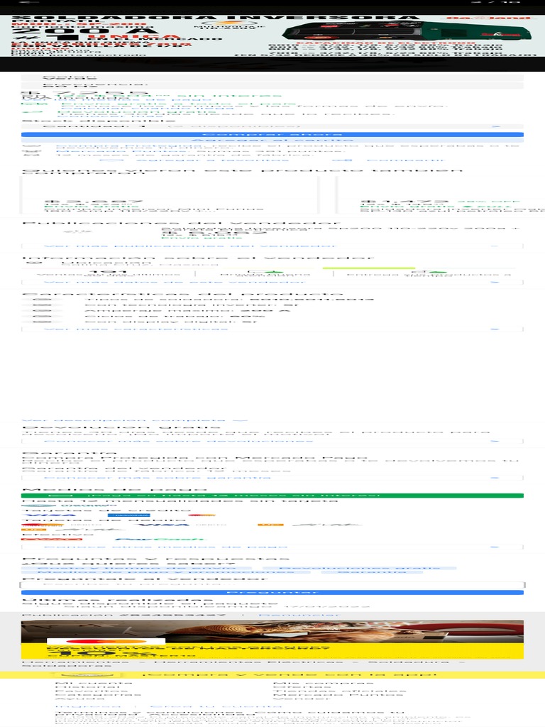 Super Combo Soldadora Inversora Oakland Sp200 + Herramientas Meses Sin Intereses | PDF ...