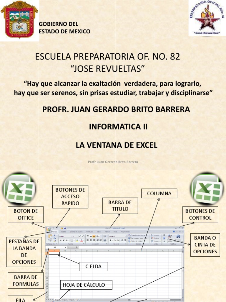 Ventana de Excel (A) | PDF | Microsoft Excel | Ventana (informática)