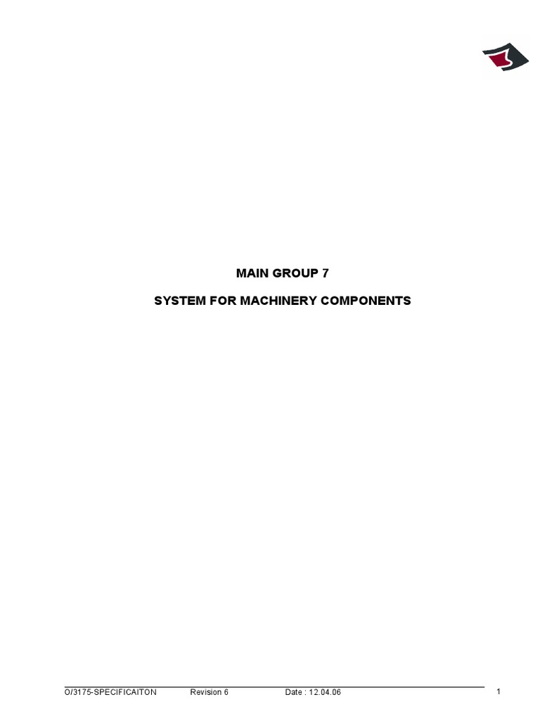 Main Group 7 System For Machinery Components | PDF | Pump | Pipe (Fluid ...