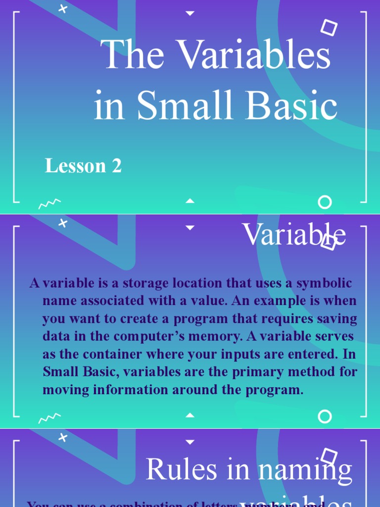 Variables | PDF | Variable (Computer Science) | Data Type Variables | PDF | Variable (Computer Science) | Data Type