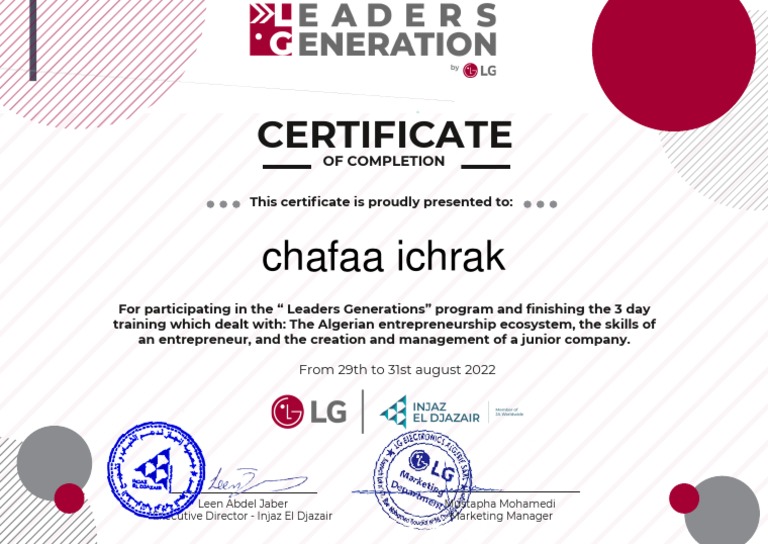 Chafaa Ichrak-2 | PDF