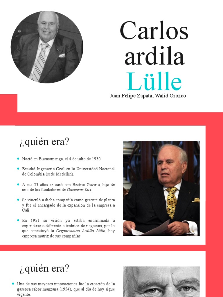 Carlos Ardila Lülle: Legado Empresarial | PDF | Business | Economias