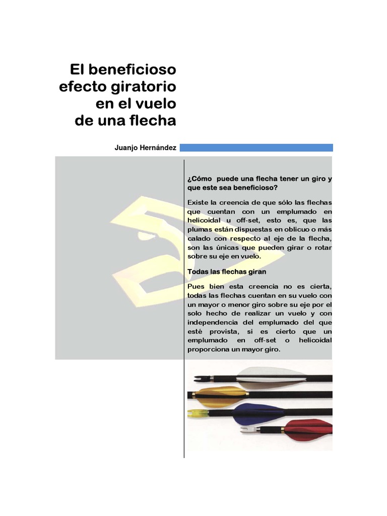 Beneficioso Efecto Giratorio | PDF | Flecha | Pluma