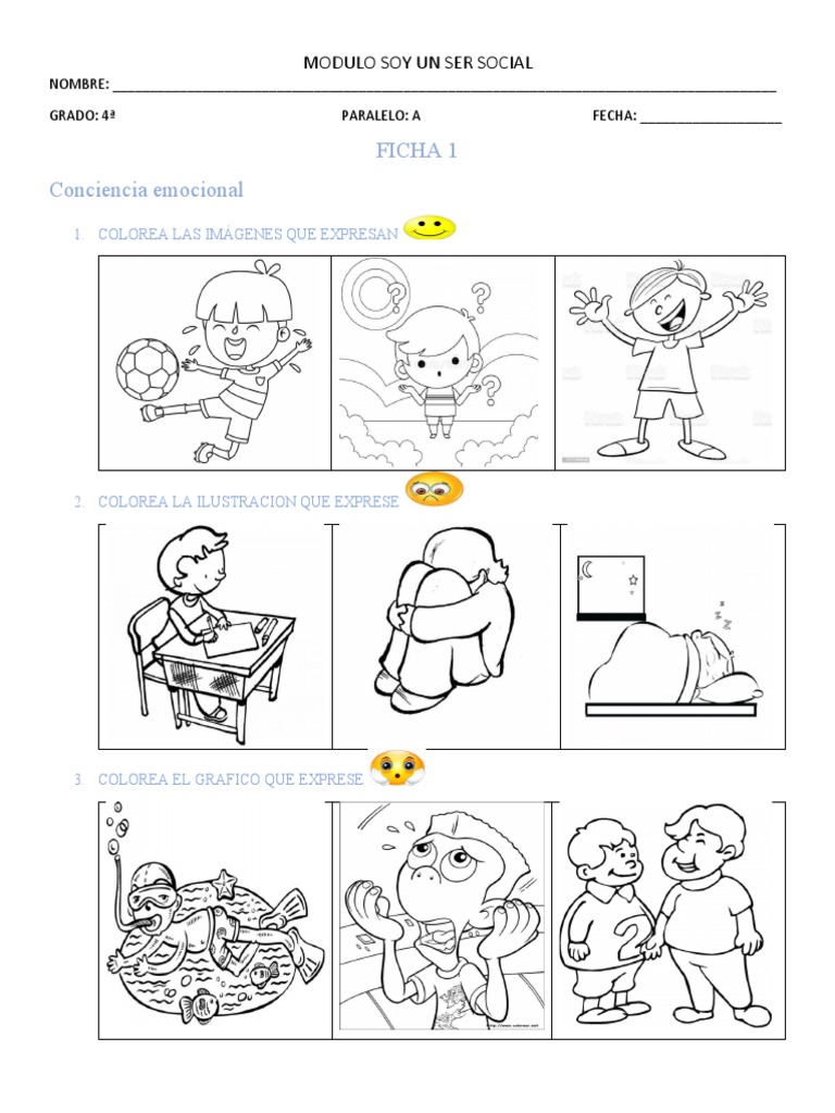 Emociones y Ser Social en Niños | PDF | Las emociones | El patito feo
