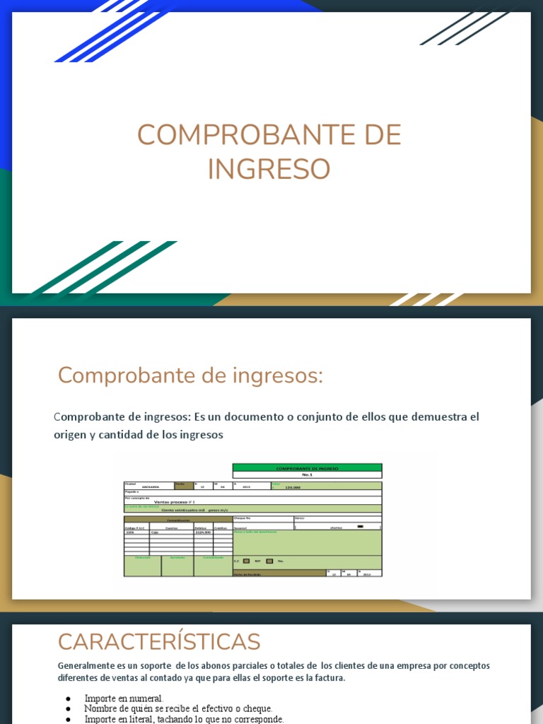 Comprobante de Ingreso | PDF