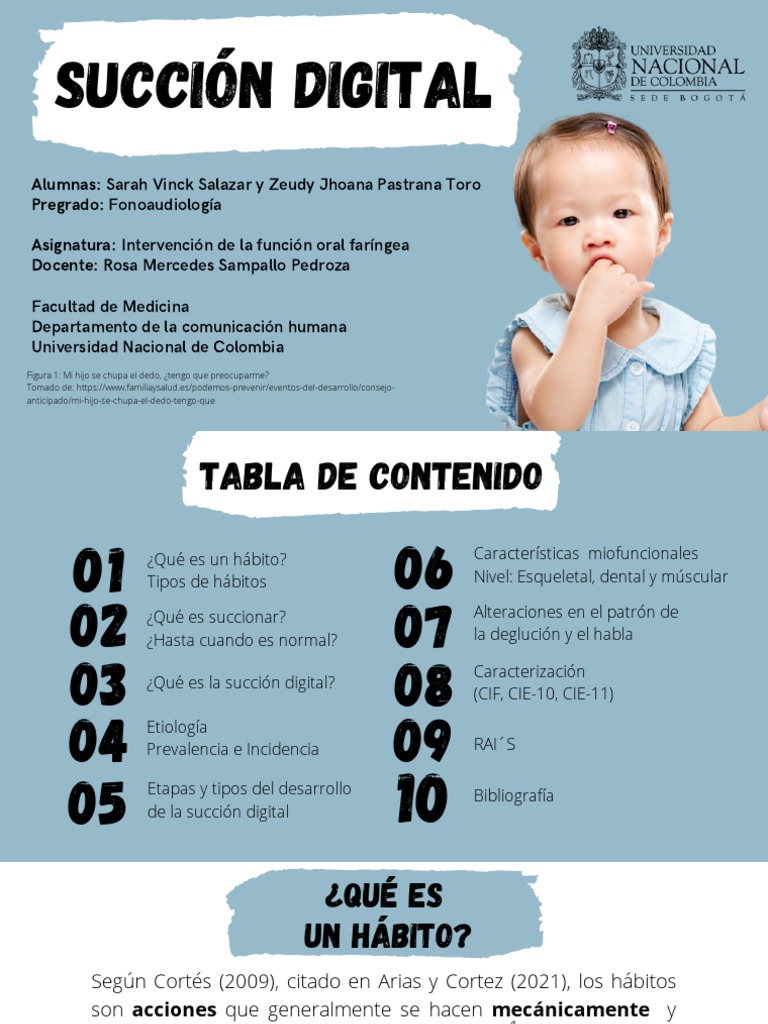 Succión Digital en Niños: Impacto y Tratamiento | PDF | Boca | Anatomia ...