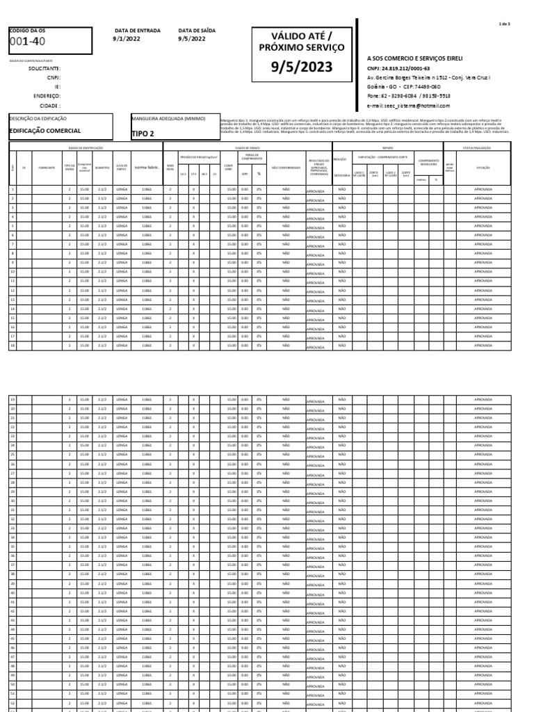 Laudo Mangueira Cojac | PDF