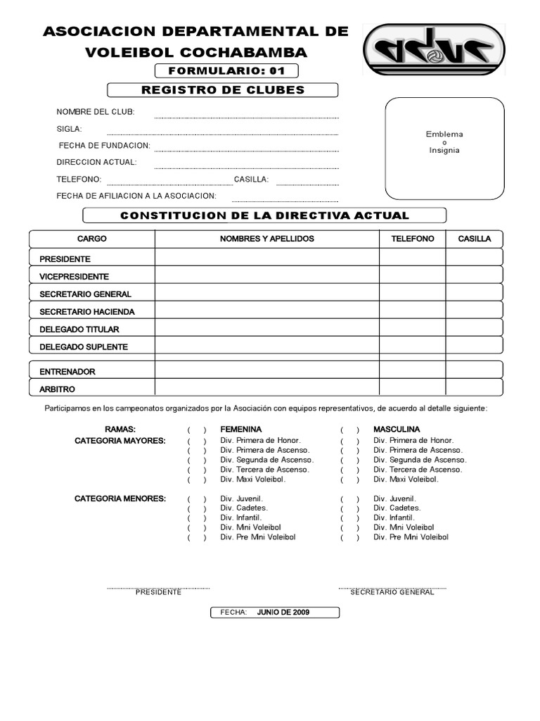 Formulario 01 EMI | PDF