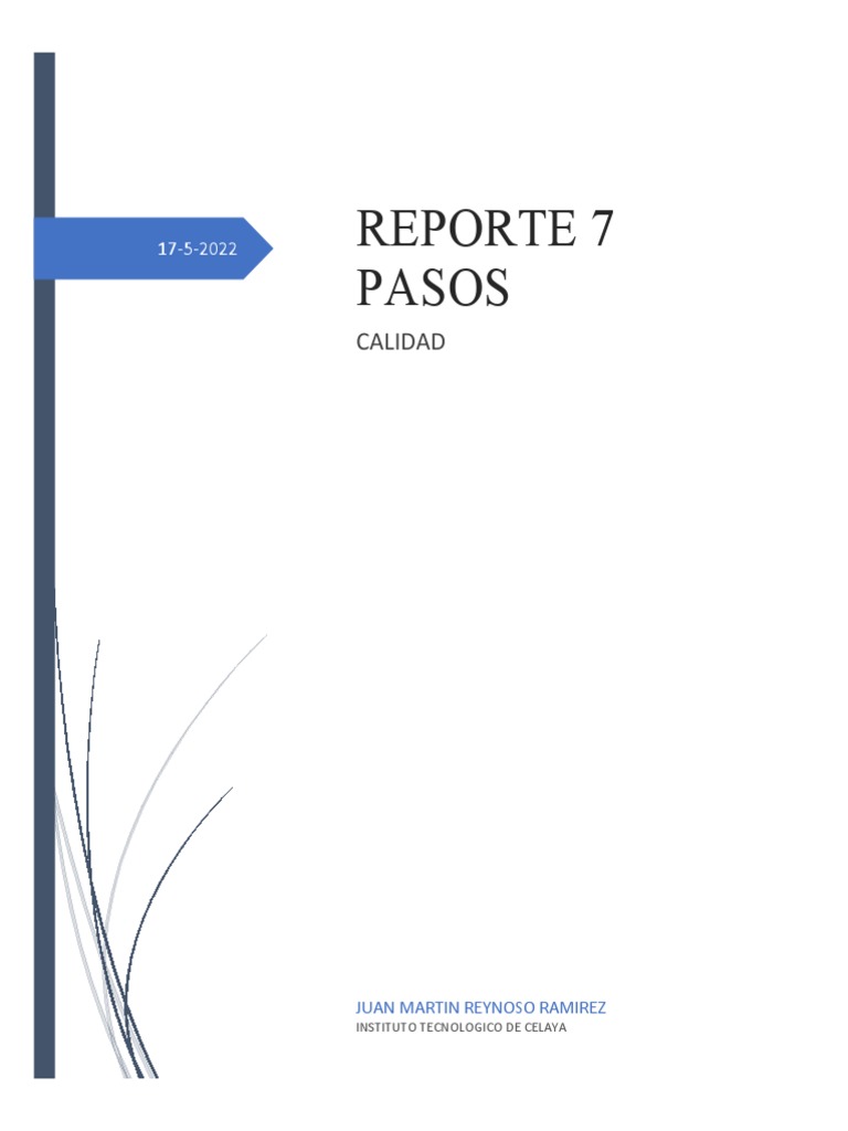 Reporte 7 Pasos | PDF | Configuraciones de aeronaves | Aeronave