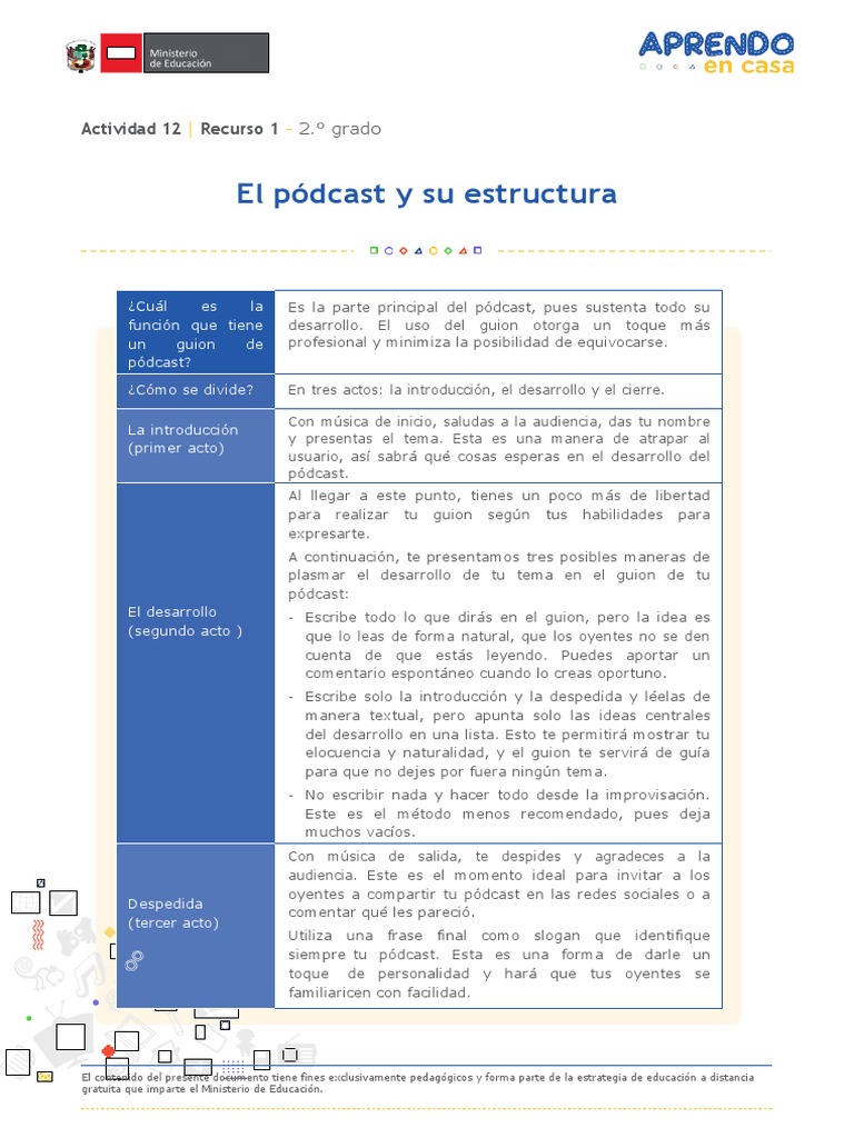 El Podcast y Su Estructura | PDF | Podcast