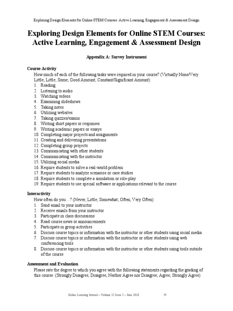Survey Questionnaire 3 - Student Engagement | PDF | Educational ...