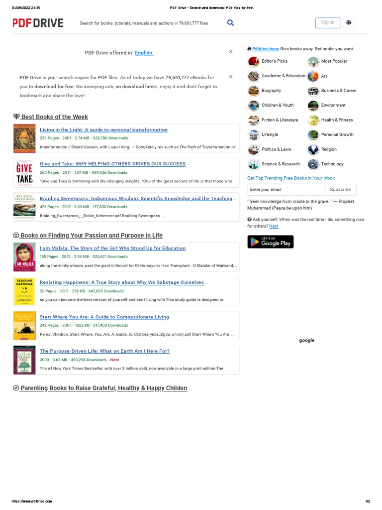 PDF Drive - Search and Download PDF Files For Free | PDF