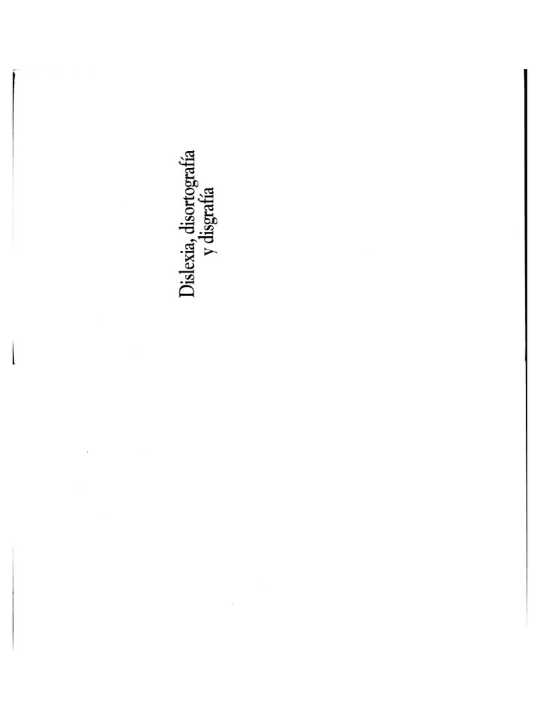 Dislexia Disortografia Y Disgrafia Pdf
