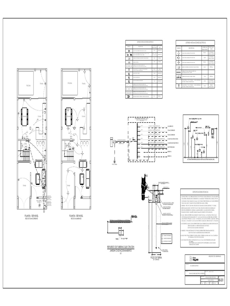 Plano Electrico | PDF | Ingeniería de Edificación | Cableado eléctrico