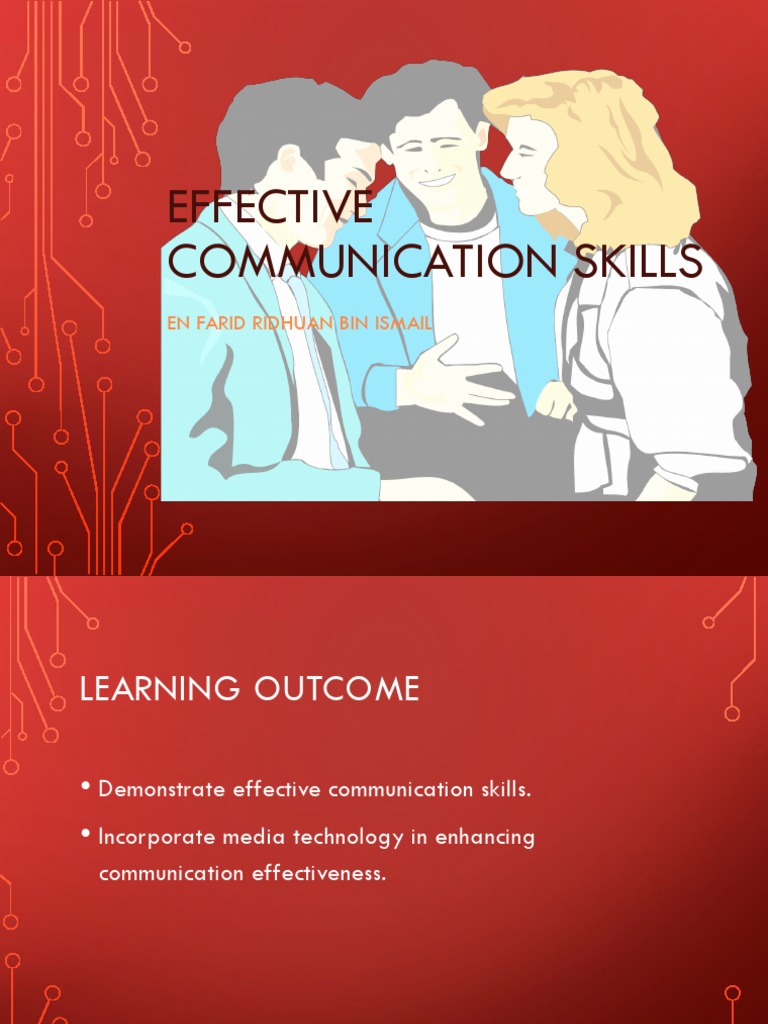 Effective Communication Skills | PDF | Communication | Videotelephony