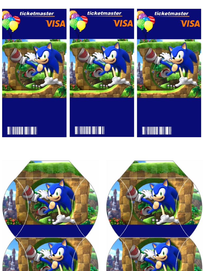 Kit Imprimible SONIC | PDF