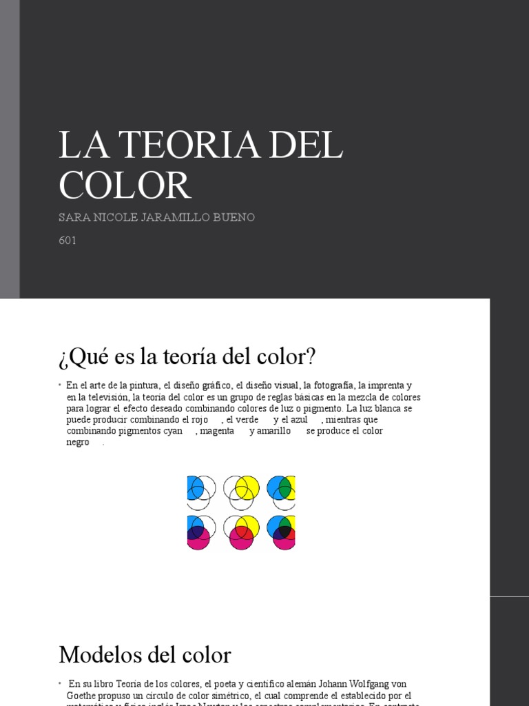 La Teoria Del Color | PDF