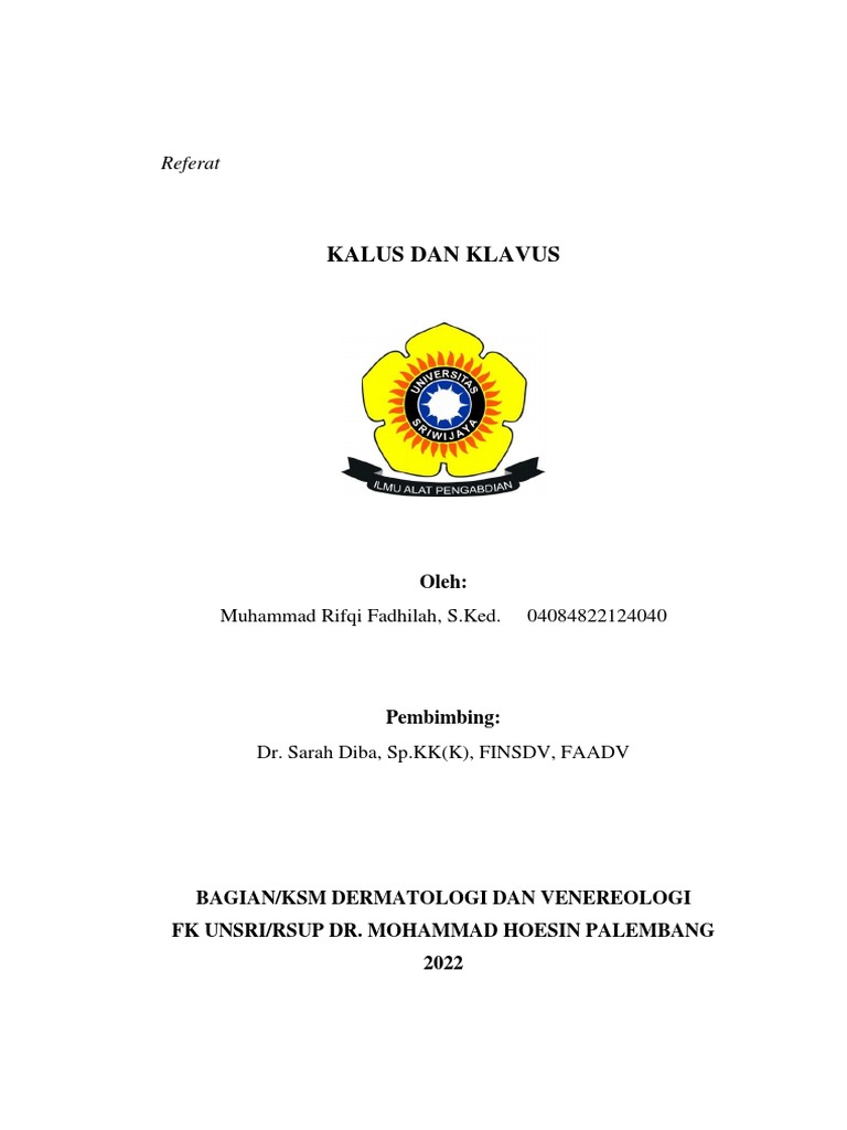 Referat Kalus Dan Klavus | PDF
