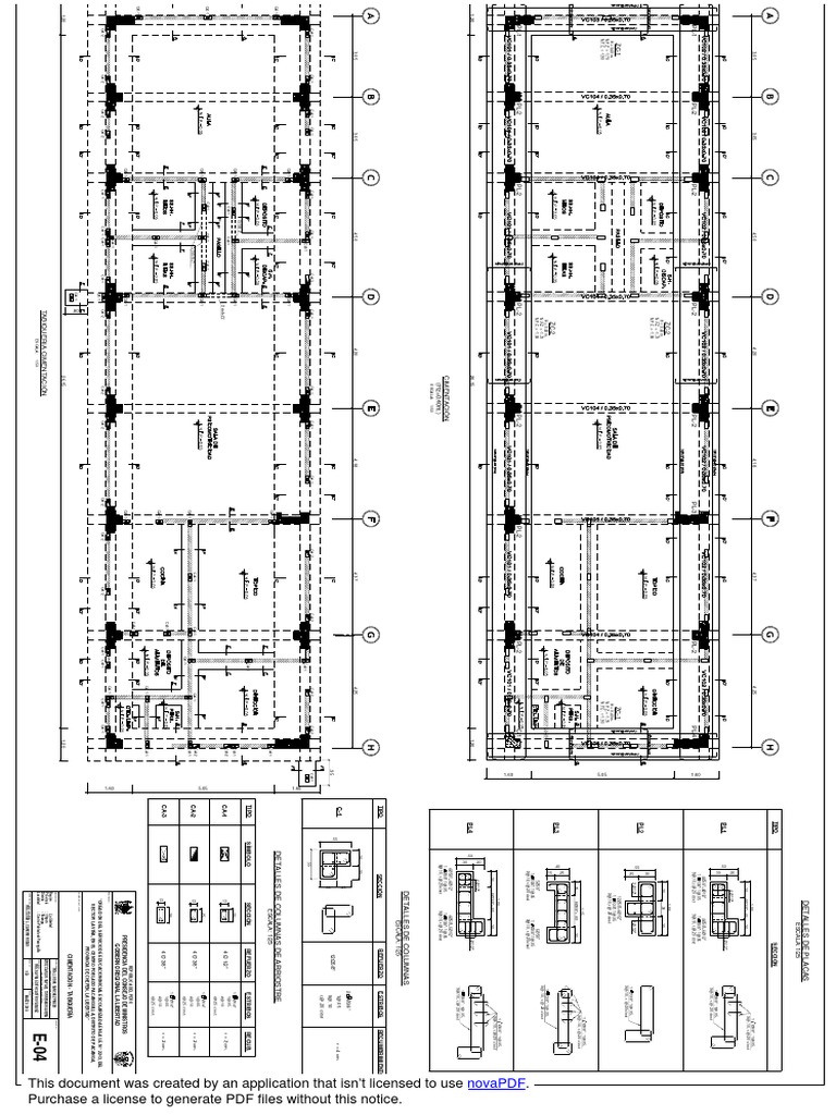 ESTRUCTURAS MODULO A E04-0 | PDF