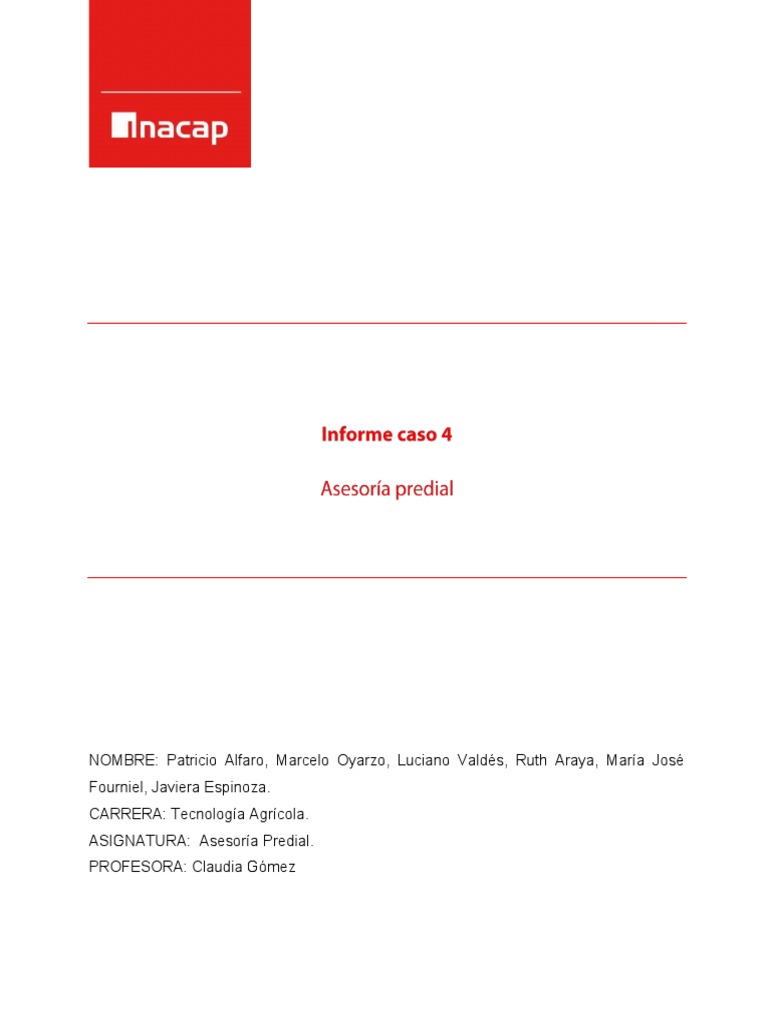 INFORME FINAL ASESORIA PREDIAL (1) Ult | PDF | Agua | Oveja