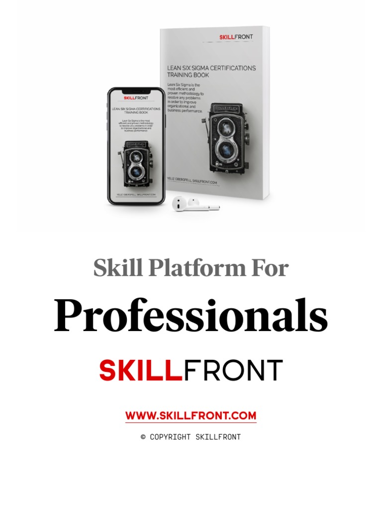 060 Skillfront The Lean Six Sigma Framework Pdf Lean Manufacturing Six Sigma