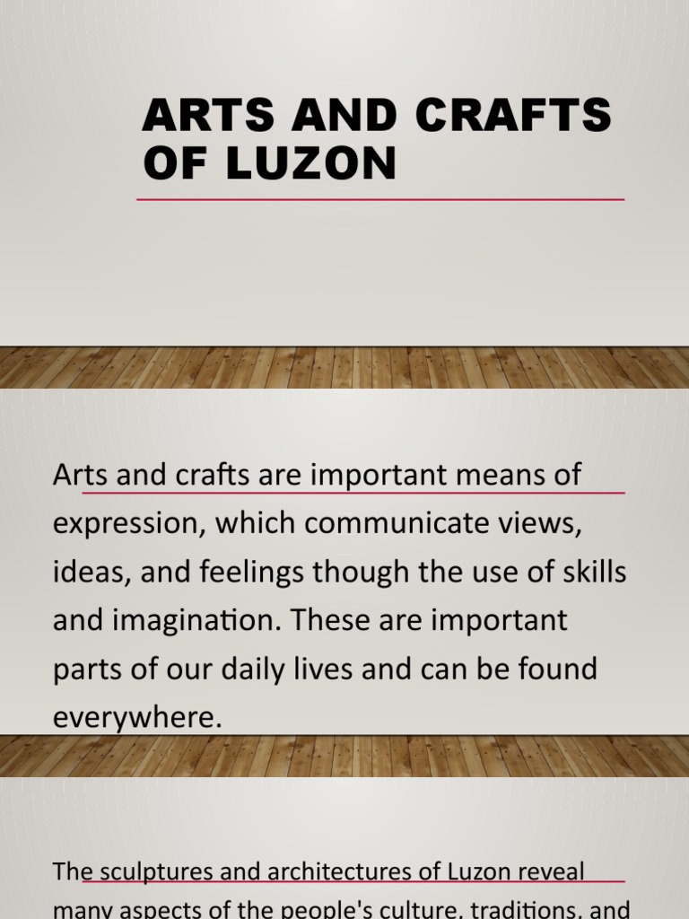 Arts and Crafts of Luzon | PDF | Weaving | Textiles