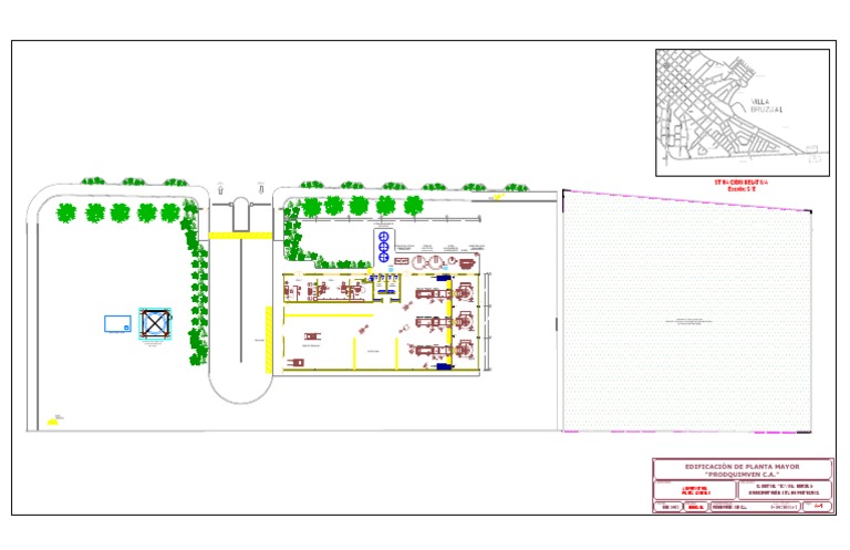 Prodquimven Planta Mayor - Plano General | PDF