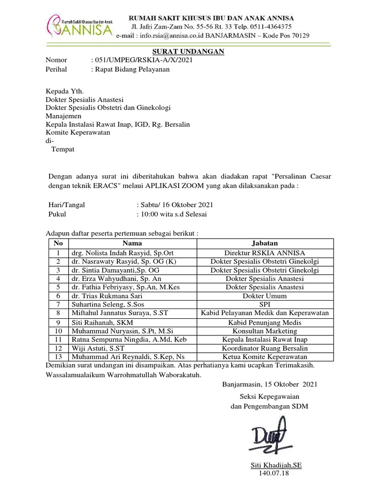 Rapat ERACS Caesar via Zoom 16/10/21 | PDF