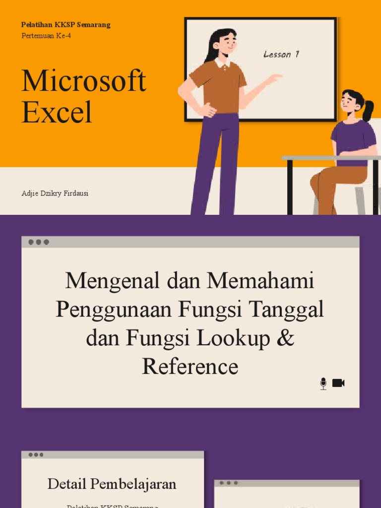 Fungsi Tanggal Dan Fungsi Lookup & Reference | PDF Fungsi Tanggal Dan Fungsi Lookup & Reference | PDF