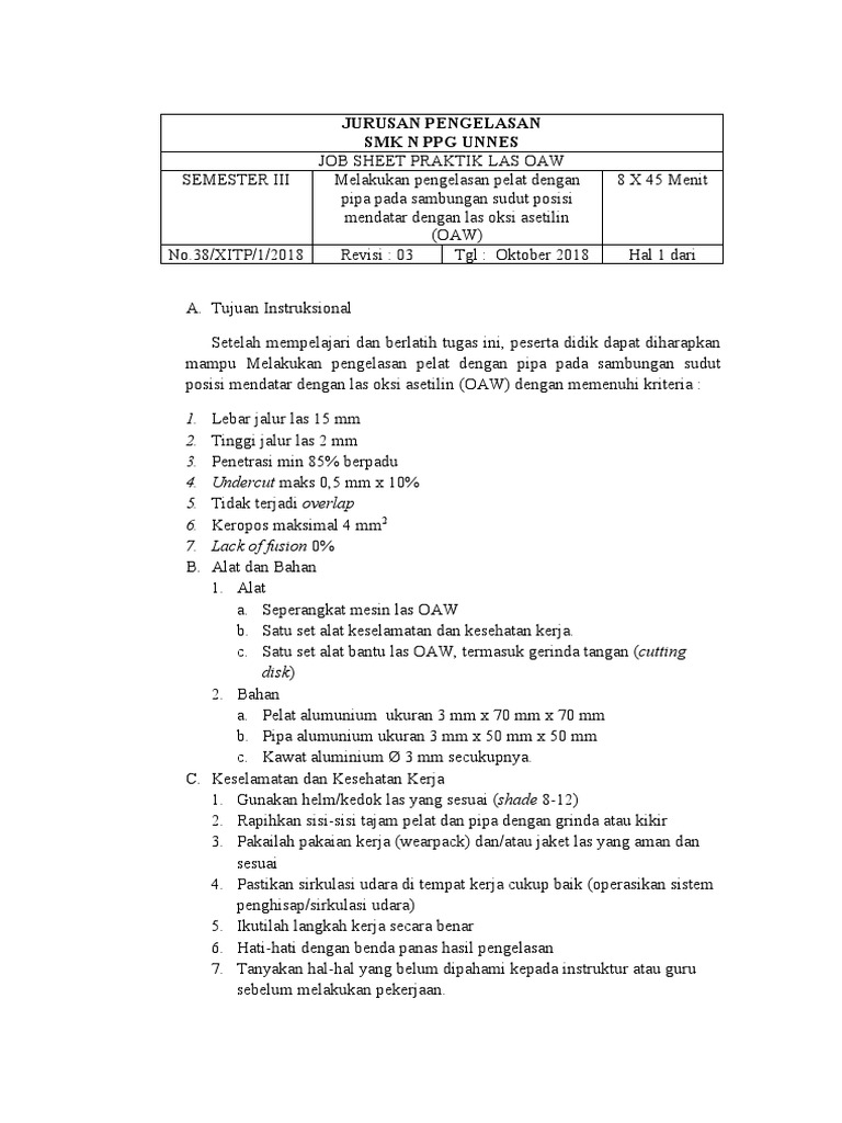 JOBSHEET | PDF