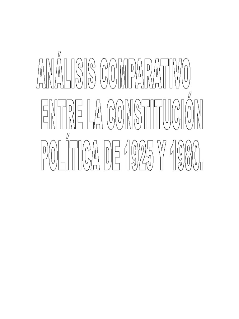 comparacion-entre-la-constituci-n-de-1925-y-la-constitucion-de-1980