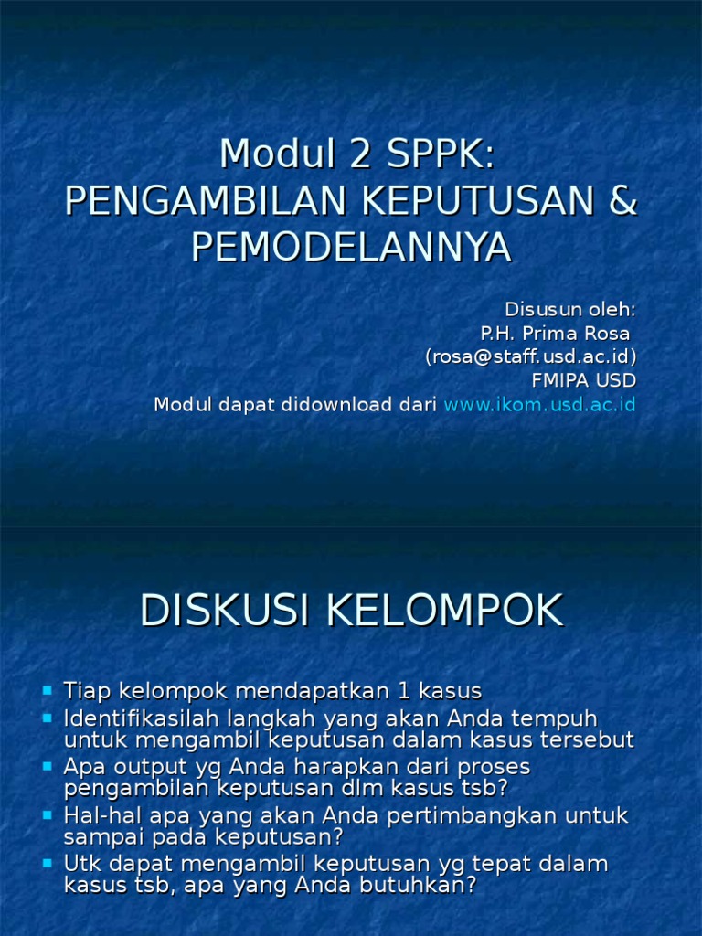 Modul-5 SPK-2 | PDF