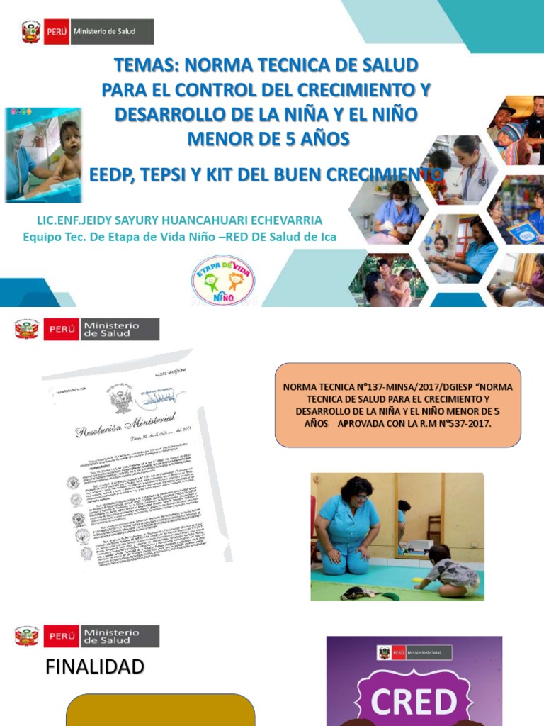 Norma Técnica CRED MINSA 2023 | PDF | Abuso infantil | Medicina CLINICA