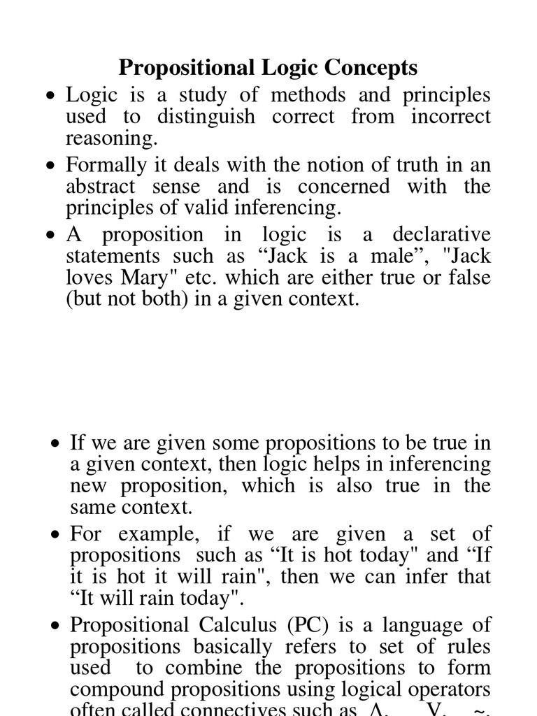 L9 Logic Concepts | PDF | Interpretation (Logic) | First Order Logic