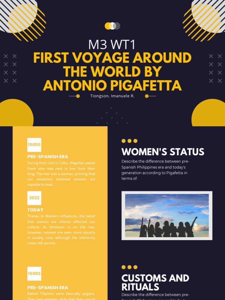 First Voyage Around The World by Antonio Pigafetta - Readings in ...